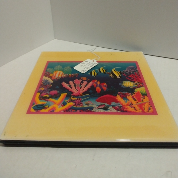 Art | Vtg Robert Mccoy Reef Song Acrylic Standing Picture | Poshmark